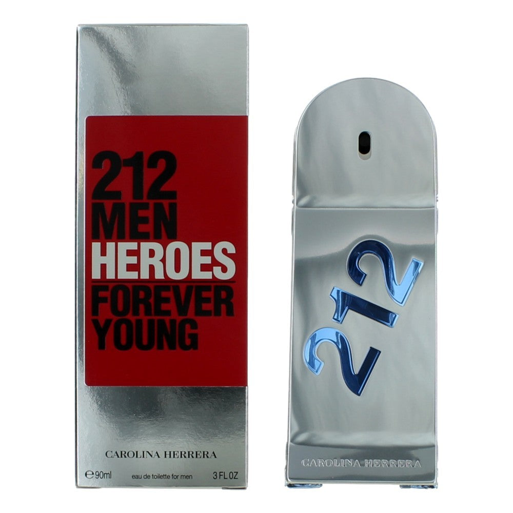 212 Heroes Forever Young by Carolina Herrera, 3 oz EDT Spray for ...
